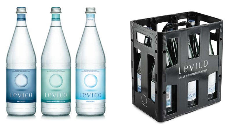 Acqua minerale in vetro con servizio di consegna a domicilio | Levico Acque